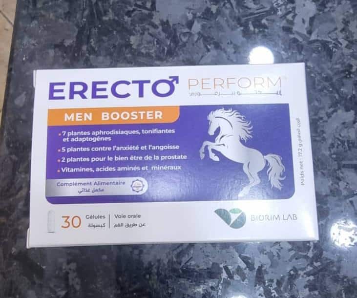 ERECTO PERFORM MEN BOOSTER | Orchidea Para Pharmacie By Bensahli